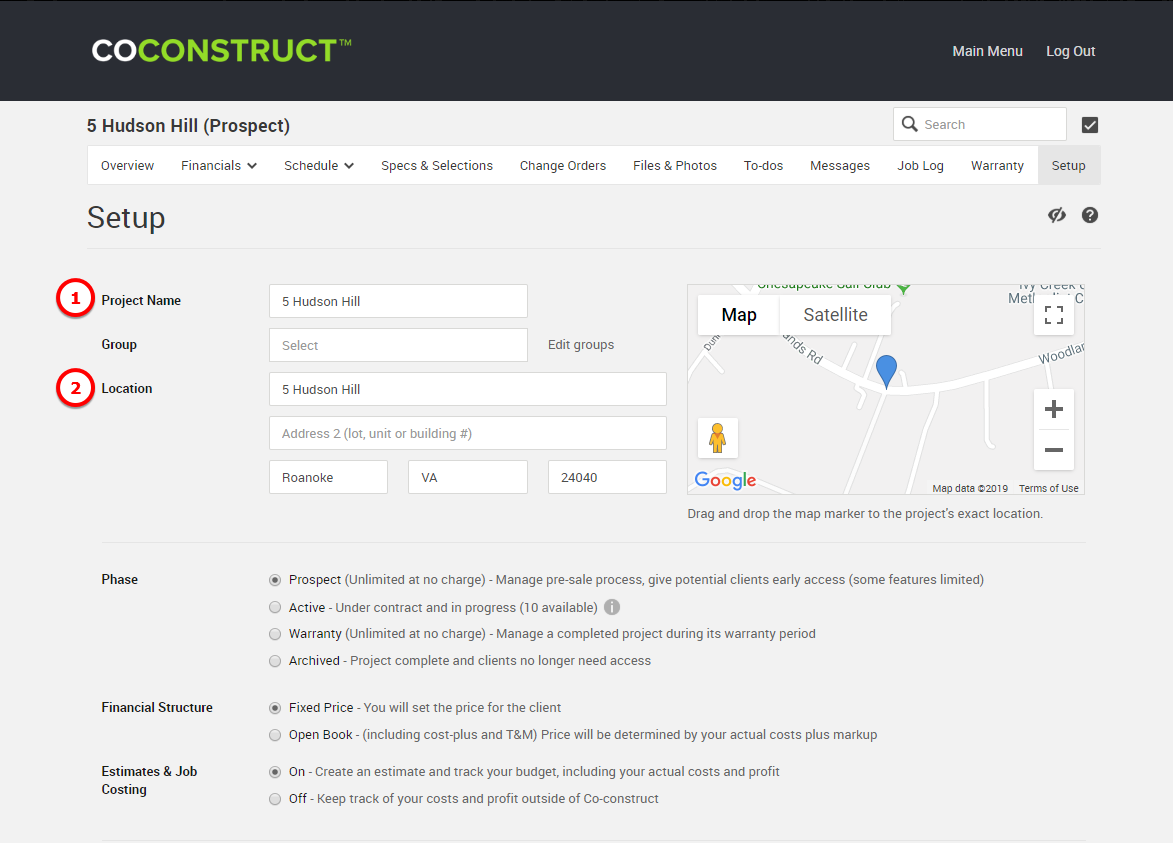 Inserting & Customizing Project Data on Proposals | CoConstruct